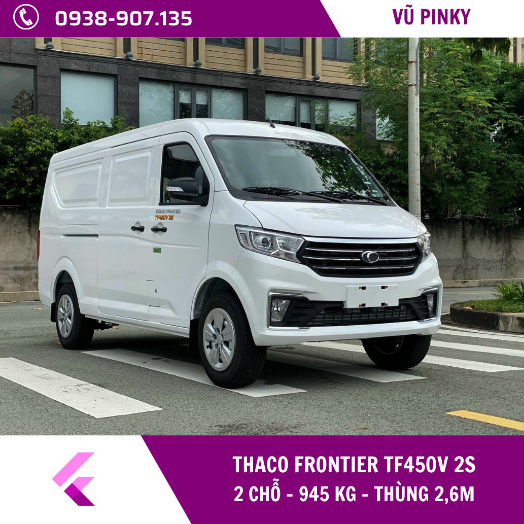 Xe tải Van 2 chỗ Thaco Frontier TF450V 2S